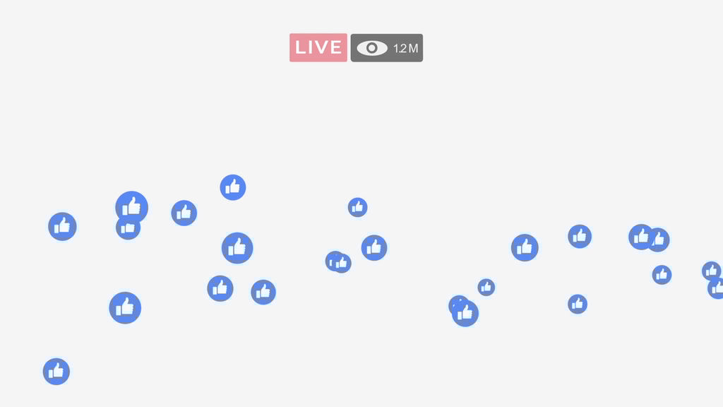 Facebook Live Interface Screen After Effects templates | 10375872