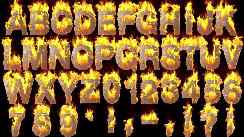 Fire Alphabet After Effects templates | 11024985