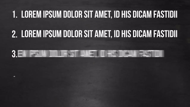 Animated Bullet Lists After Effects templates | 11096026