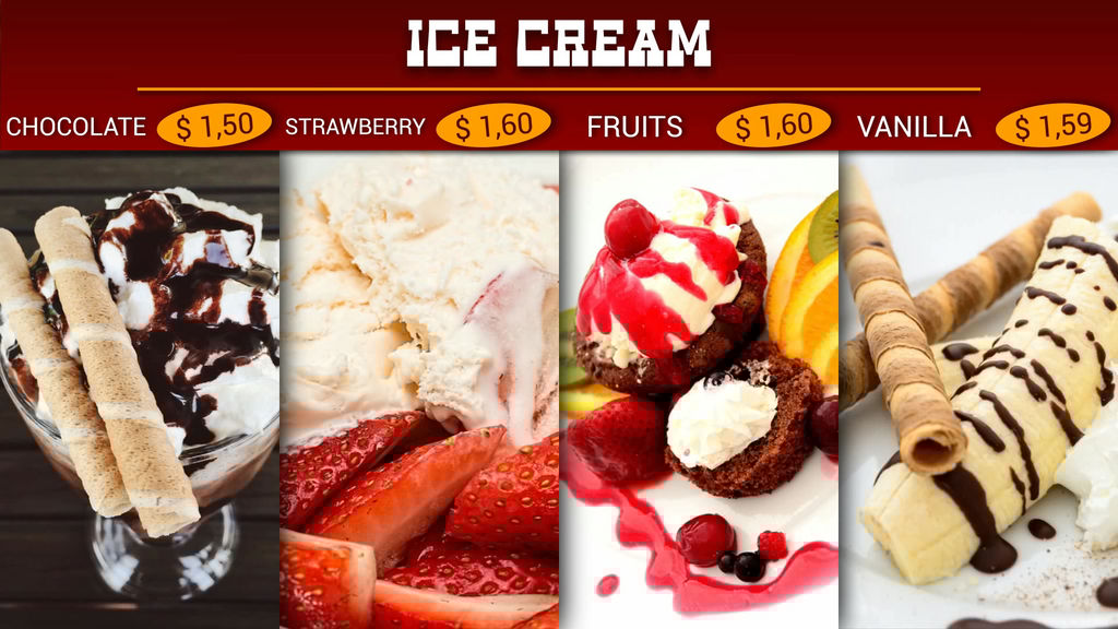 Fast Food Menu Board After Effects templates | 9105204