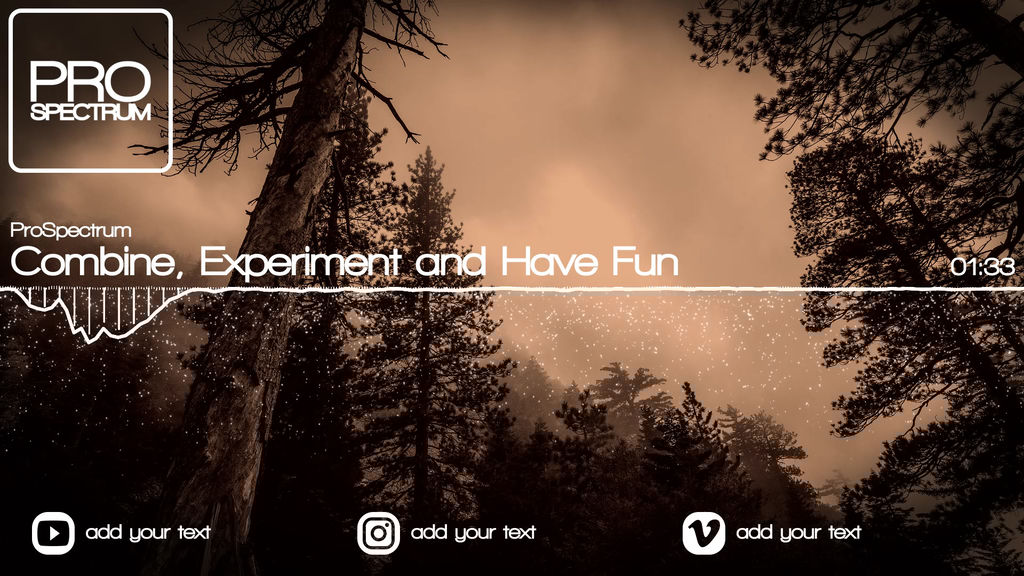 Horizontal Audio Spectrum Music Visualizer After Effects templates ...