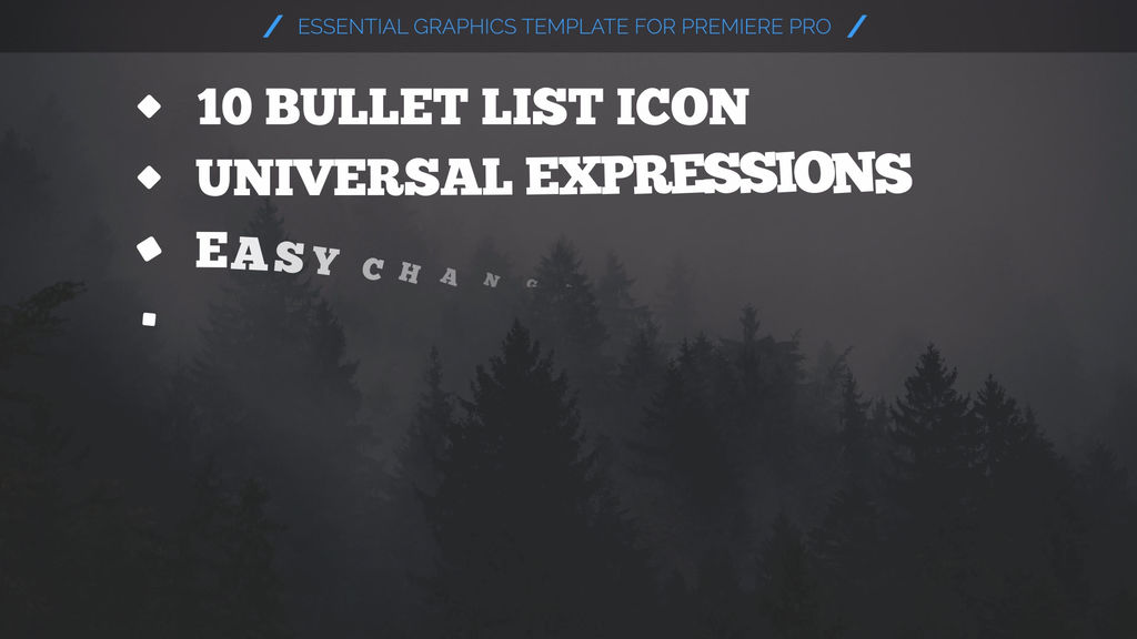 Bullet List Kit Motion Graphics Template | 11282202