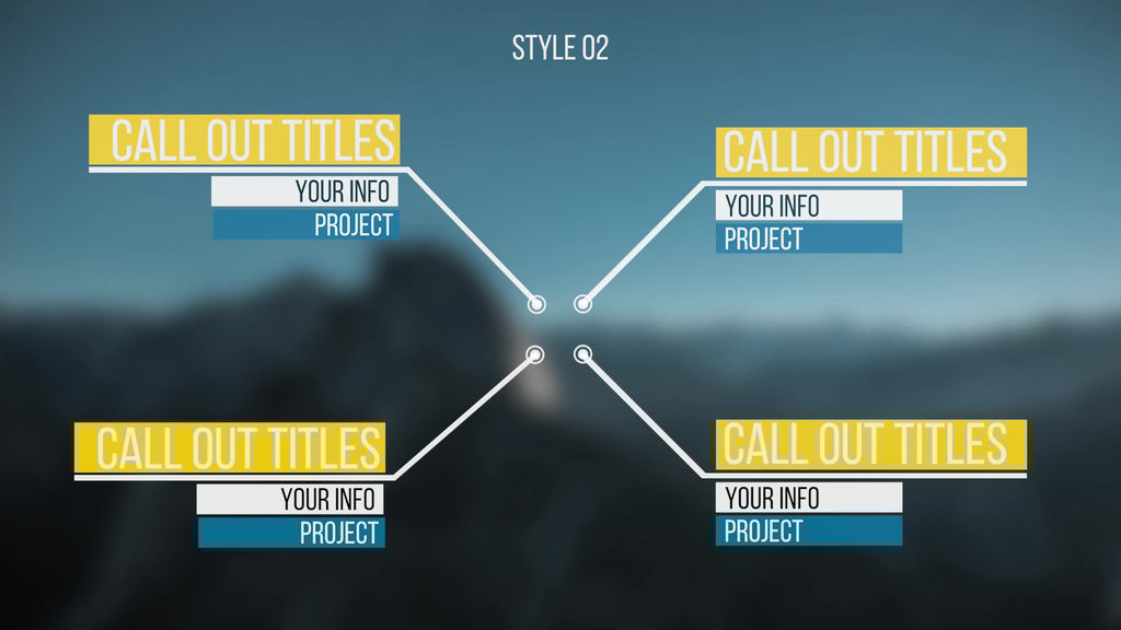 Universal Call-Out Titles Premiere Pro Template | 11374186