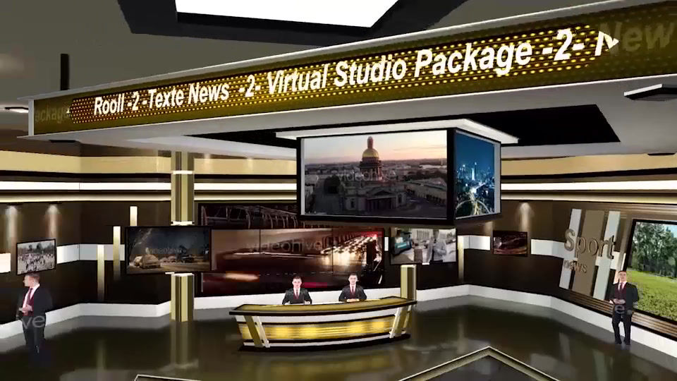 Virtual Studio After Effects templates | 11490482