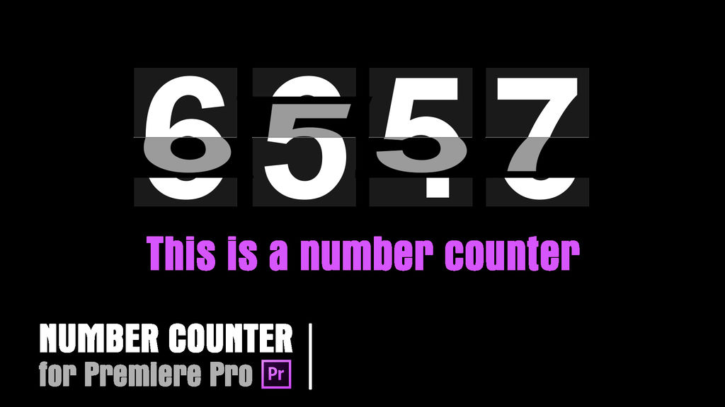 Flipping Counter [Counter03] Premiere Pro Template | 11505923