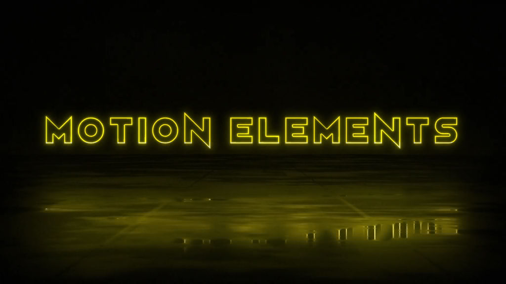 Neon Titles Motion Graphics Template | 11923819