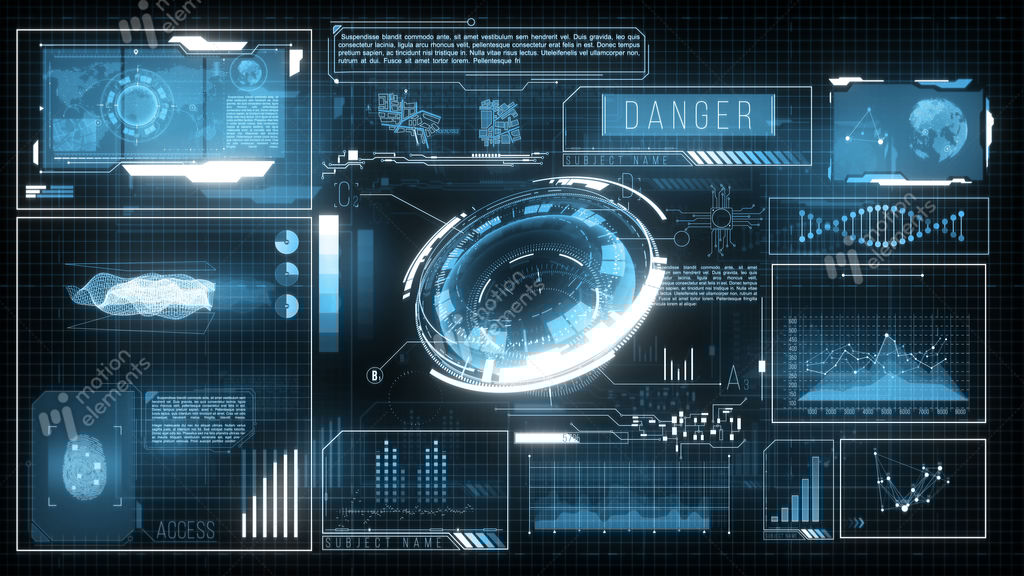 Futuristic Hud Wallpaper