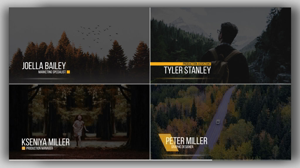 Lower Thirds Shadow After Effects templates | 12515325