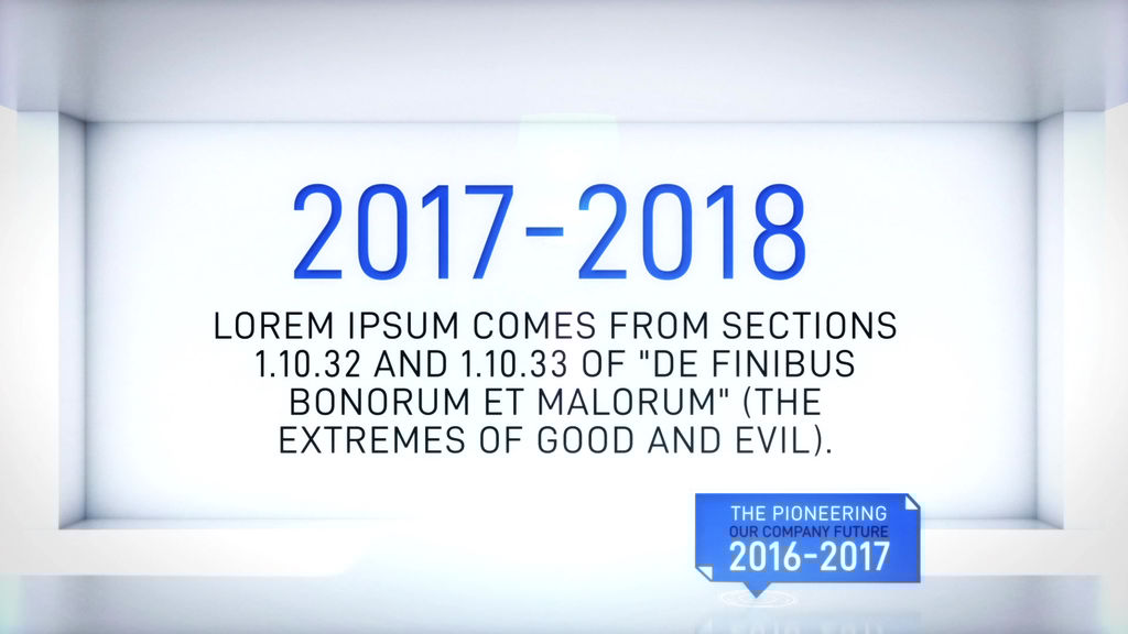 Corporate Timeline Motion Graphics Template | 12896508