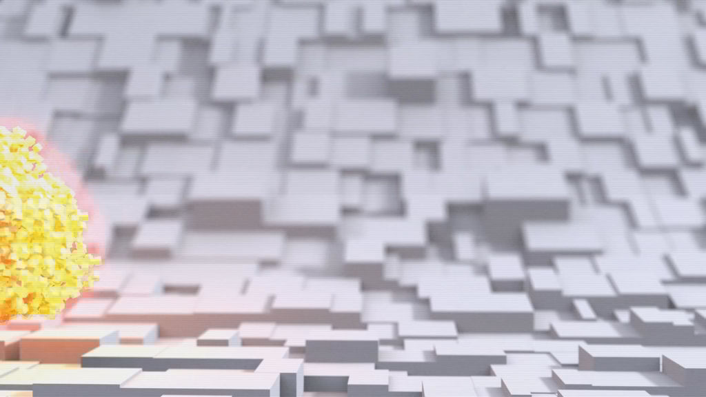 8-bit Minecraft Fire Logo After Effects templates | 13185157