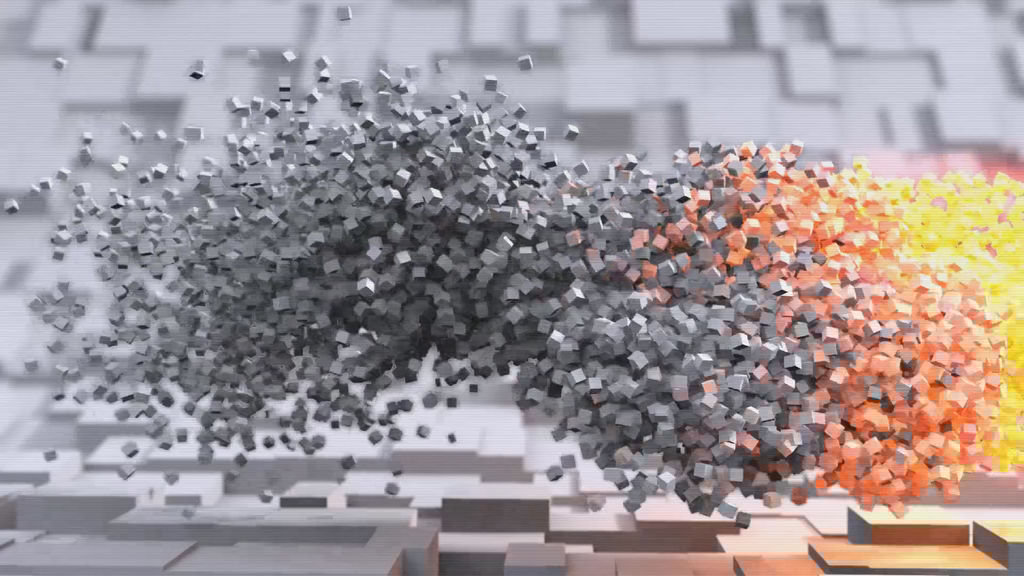 8-bit Minecraft Fire Logo After Effects templates | 13185157