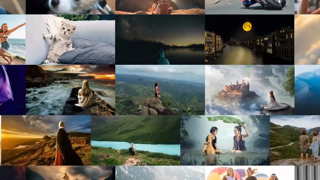 Grid Transition Pack After Effects templates | 13205871