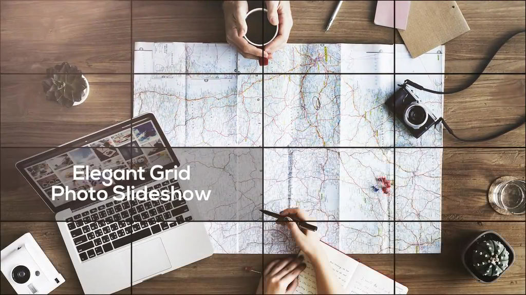 Elegant Grid - Photo Slideshow // Premiere Pro Premiere Pro Template ...
