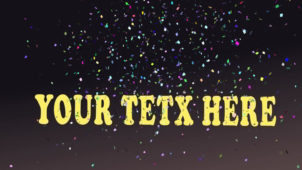 Confetti Explosion With Text After Effects templates | 13331556