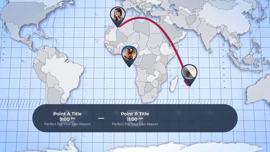 Map Of World With Countries After Effects templates | 13534922