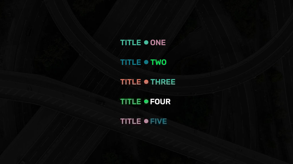 Multiple Text Lines (4K And HD Version Included) Motion Graphics ...