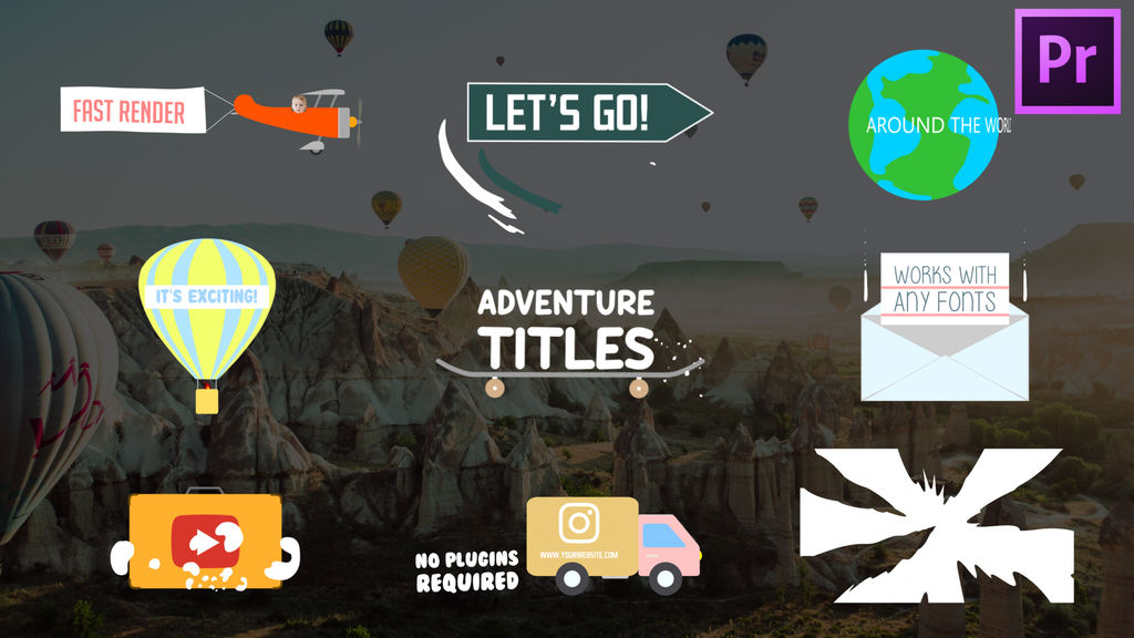 Adventure Titles Motion Graphics Template | 13671667