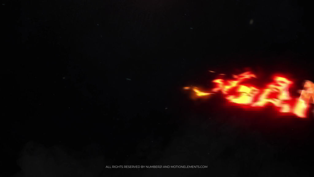 Fire Logo Cinematic After Effects templates | 14145353