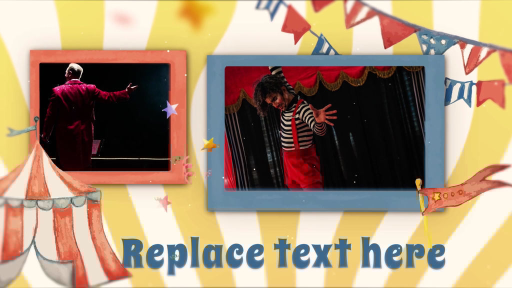 Circus Slideshow After Effects templates | 14524844
