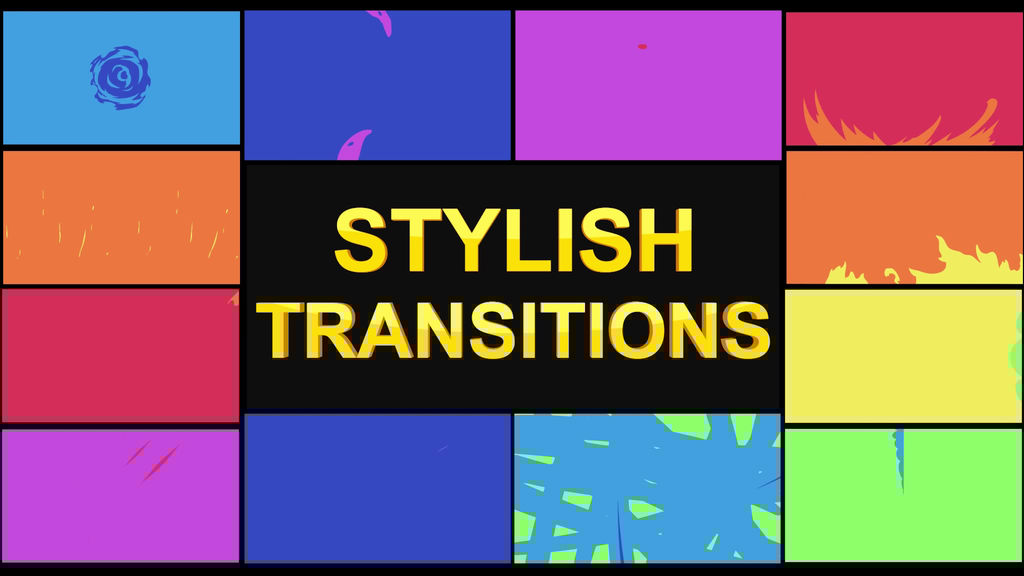 Stylish Transitions Motion Graphics Template | 14598303
