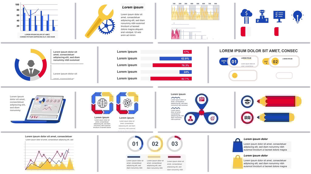Infographics MOGRT Vol.23 Motion Graphics Template | 14705457