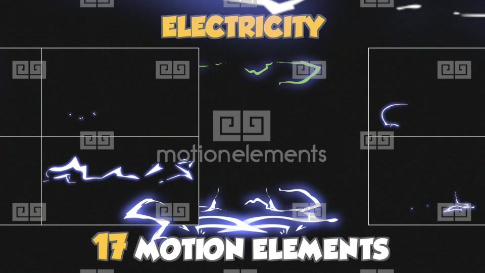 Cartoon Electricity After Effects templates | 9577926