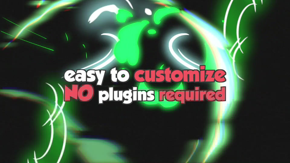 Cartoon Swoosh After Effects templates | 9578533