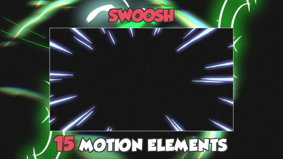 Cartoon Swoosh After Effects templates | 9578533