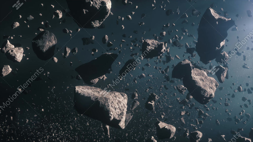 Asteroid Field Art 4K Asteroid Field In Outer Space Galaxy 3