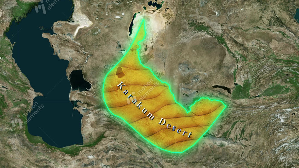 Karakum Desert Map Great Sandy Desert Map