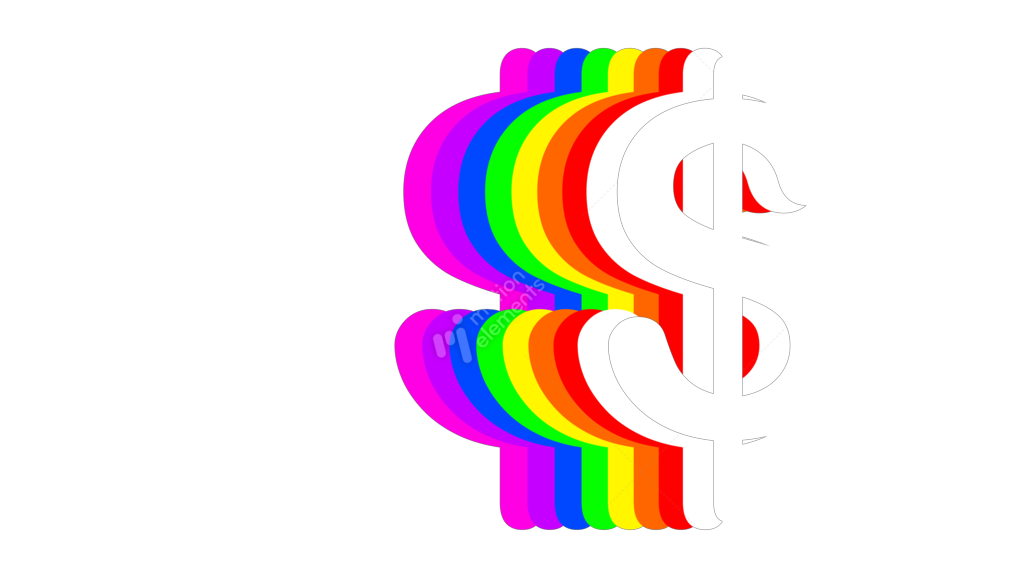 Money Sign Animation Moving