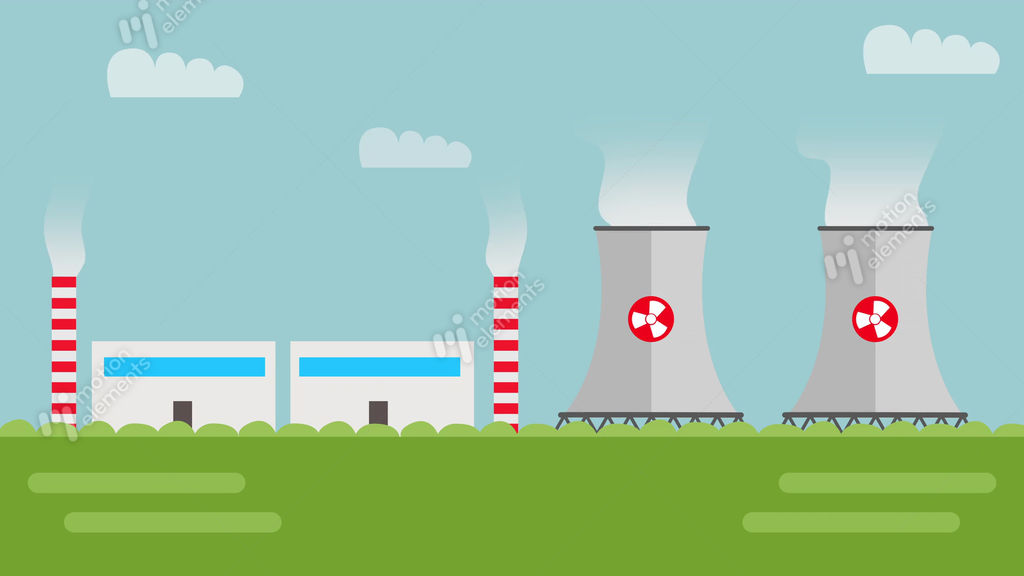 Animación De Reactor Nuclear
